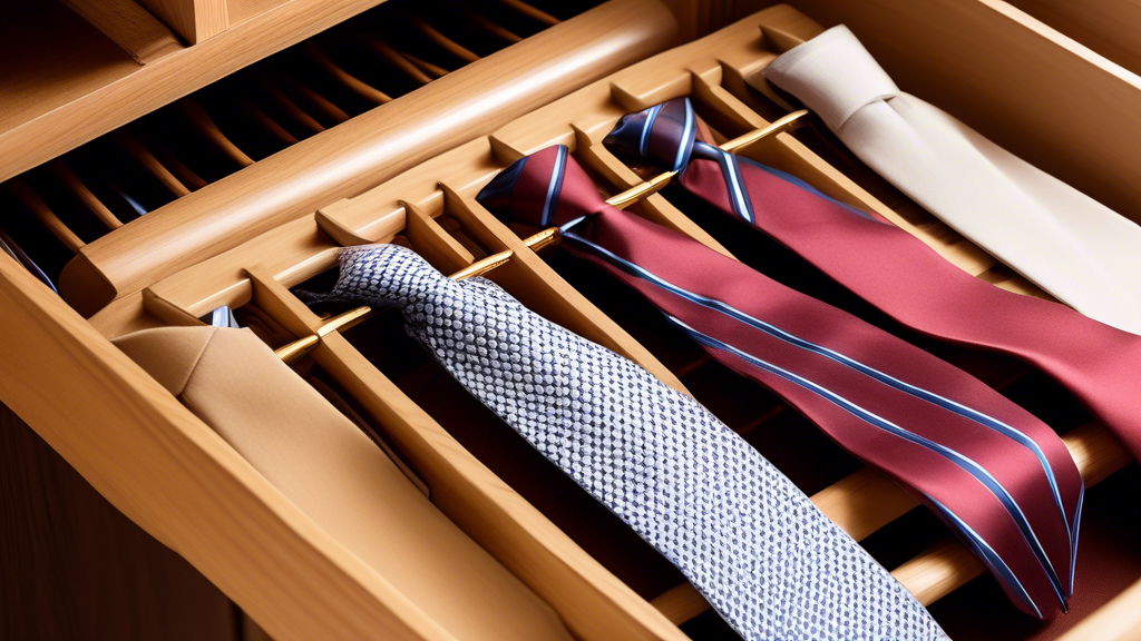 Maximize Closet Space with a Pull-Out Tie Rack – Blue Sky Web Creations